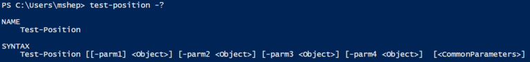 Specifying PowerShell Parameter Position - PowerShell Station