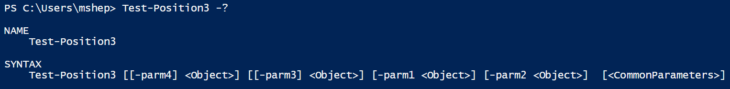 Specifying Powershell Parameter Position Powershell Station